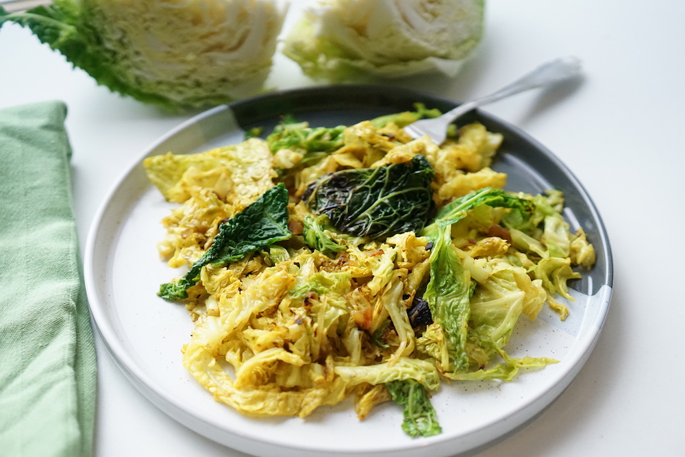 Recept: Crunchy savooiekool met kerrie – Miss Beans' Kitchen